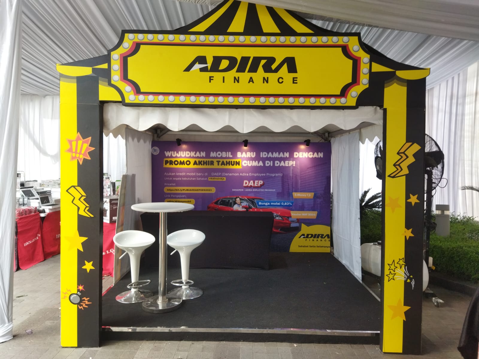 Booth Custom - Sewa Tenda